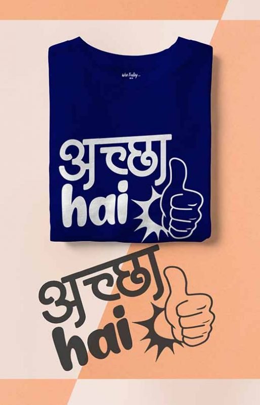 "Achcha Hai" Hindi Dialogue T-shirts for Men