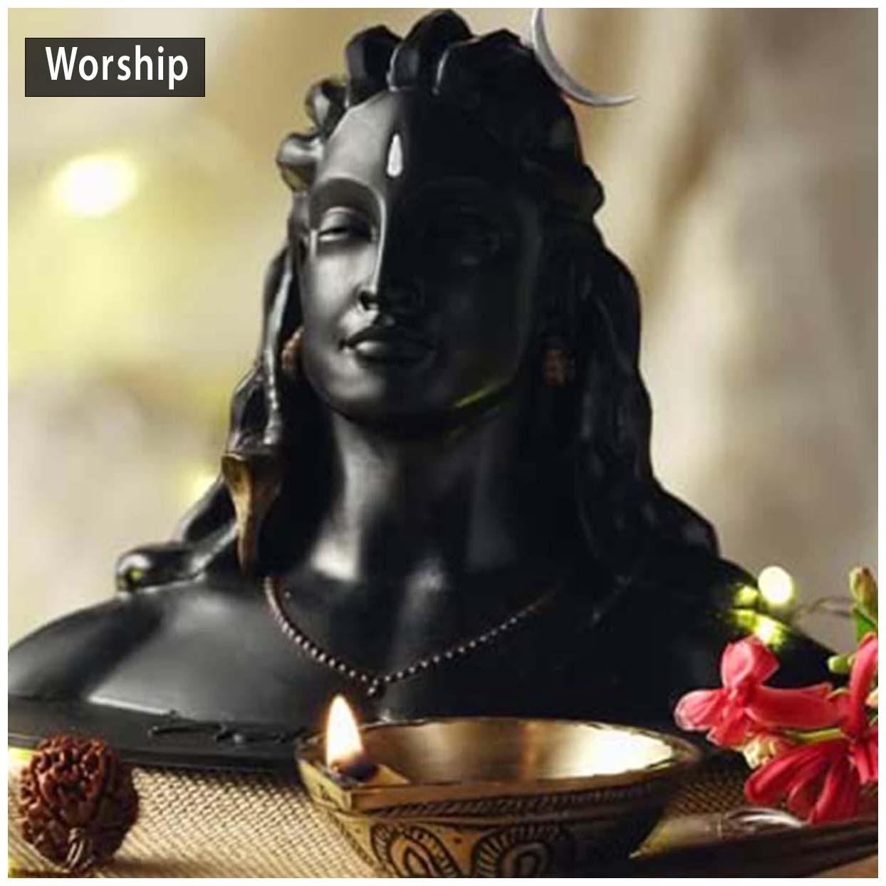 Adiyogi Statue For Car Dash Board, Pooja & Gift, Mahadev Murti, Idol ...